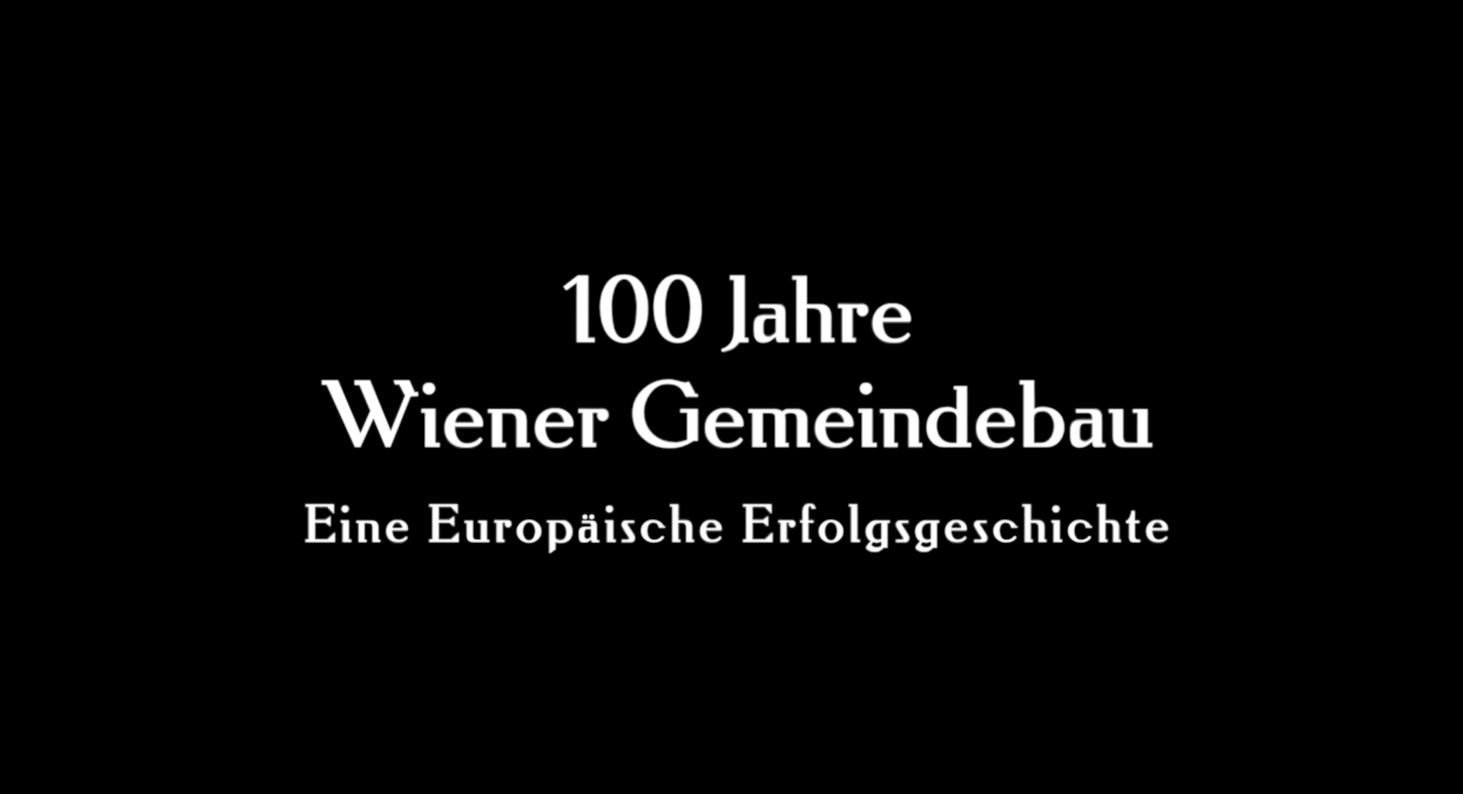 Filmpremiere im WIFAR - Wiener Wohnen - Gemeindewohnungen